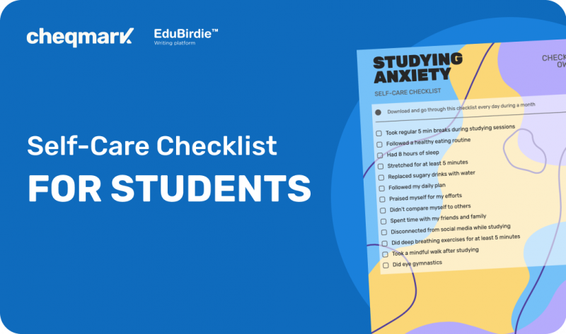 Checklists for Students: Studying Anxiety Checklist - Cheqmark Blog