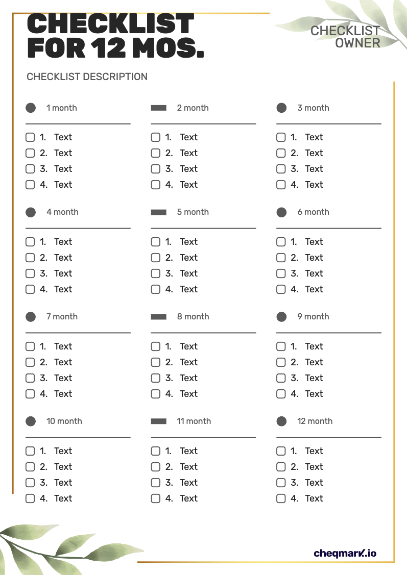 Downloadable Checklist Templates | Cheqmark