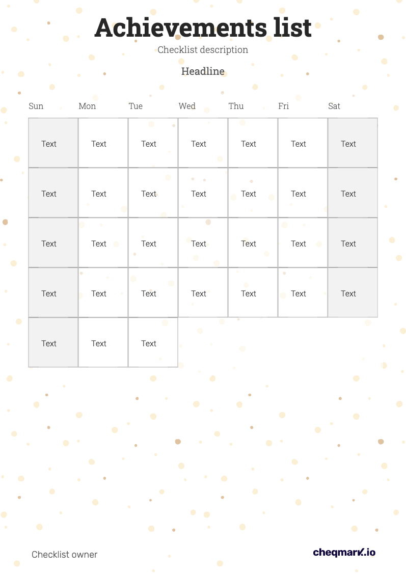 Downloadable Checklist Templates - Page 2 | Cheqmark