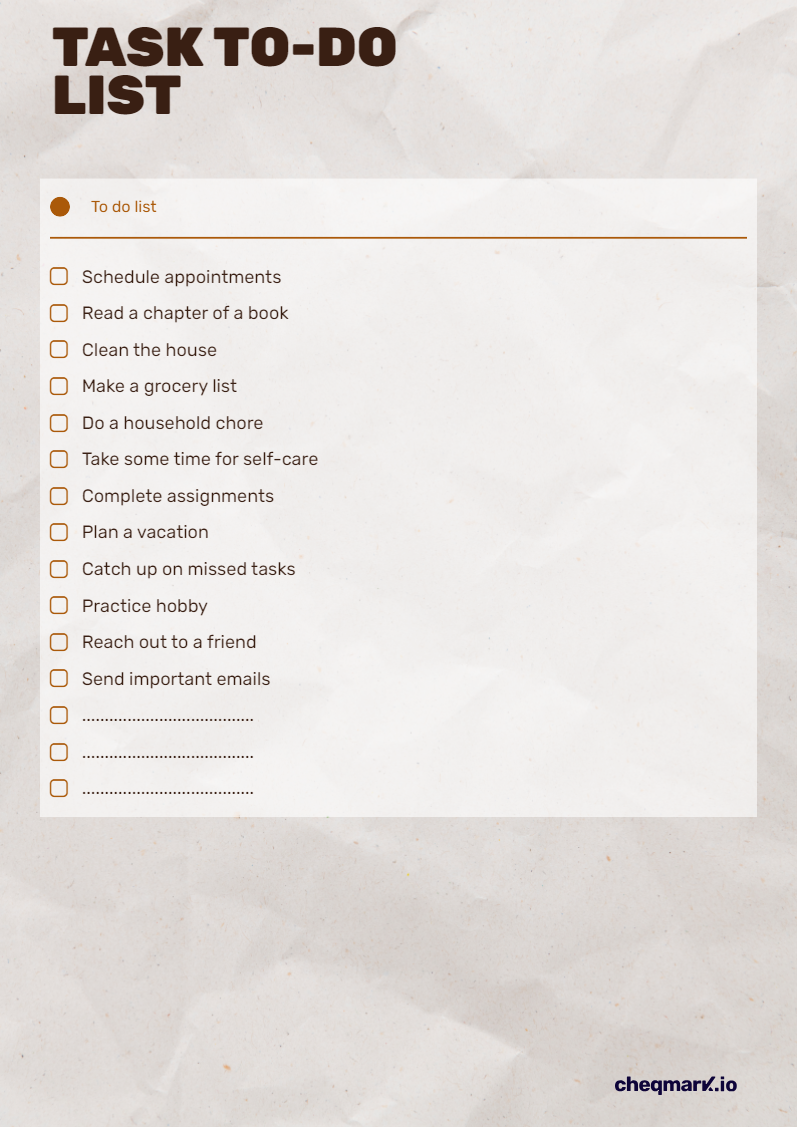 Downloadable Checklist Templates - Page 4 | Cheqmark