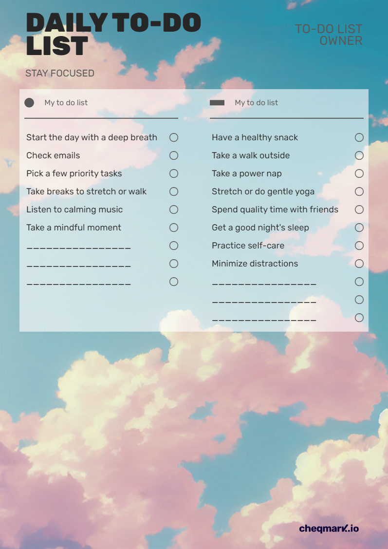 Downloadable Checklist Templates - Page 3 | Cheqmark