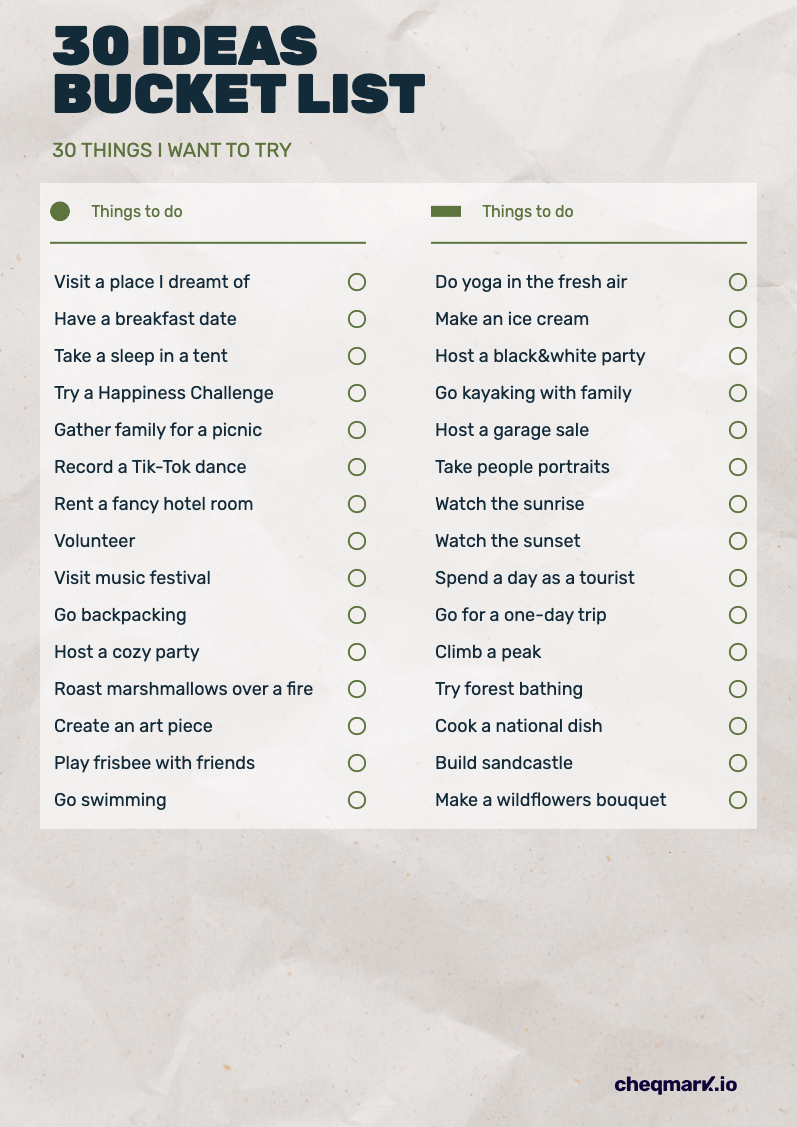Downloadable Checklist Templates | Cheqmark