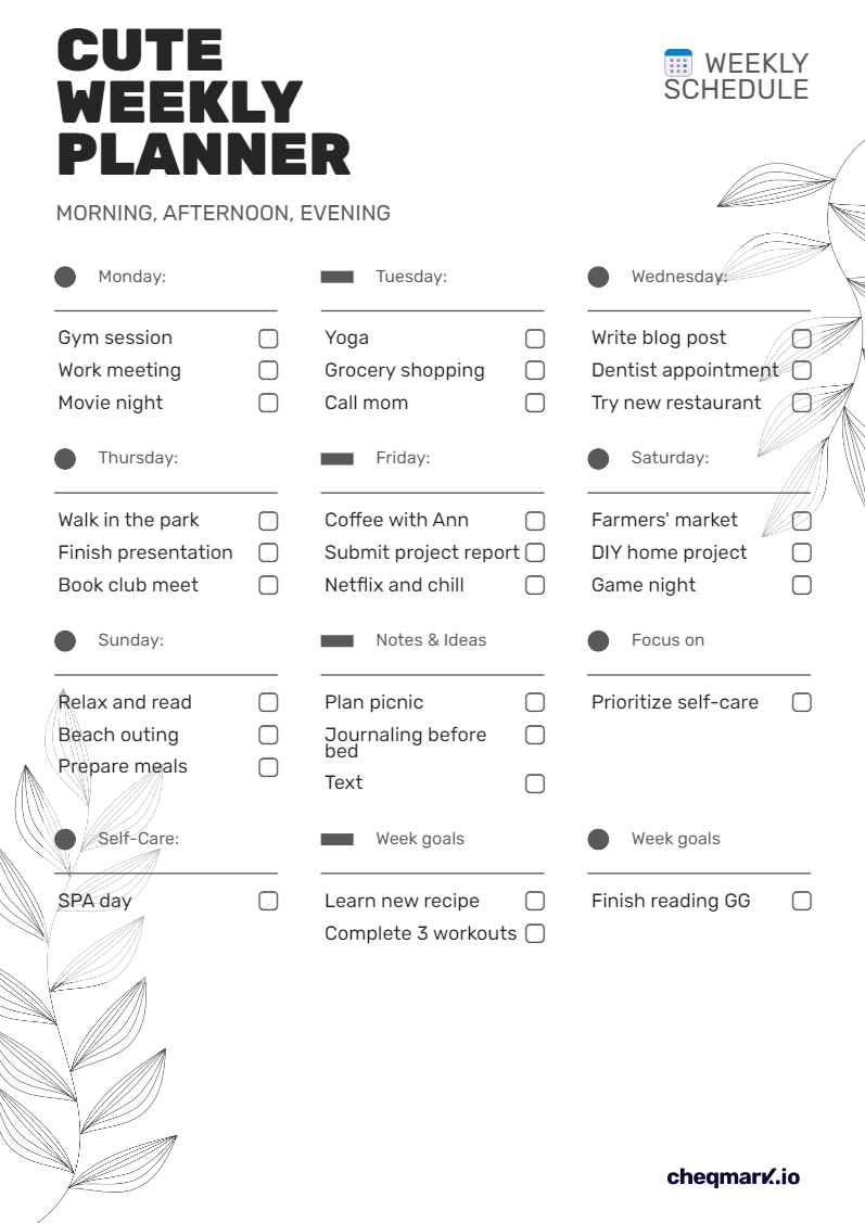 Downloadable Checklist Templates - Page 2 | Cheqmark