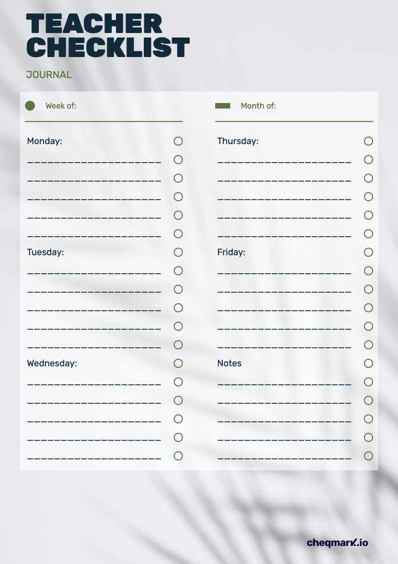 Downloadable Checklist Templates - Page 4 | Cheqmark