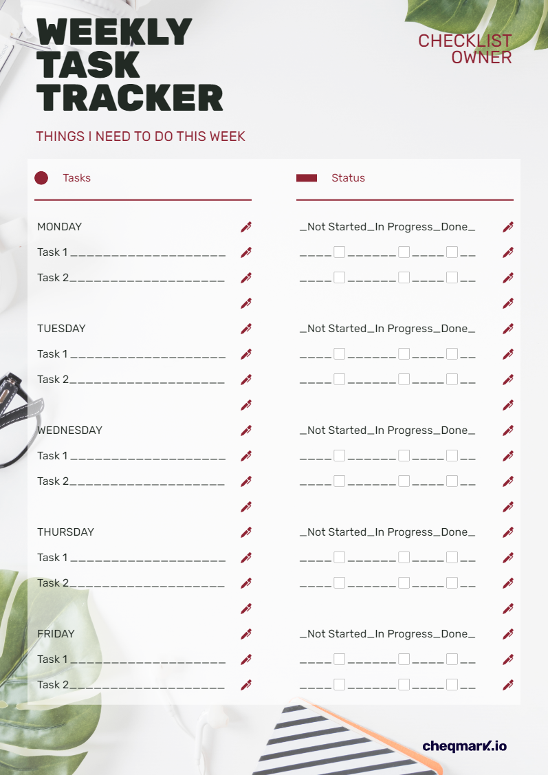 Downloadable Checklist Templates - Page 3 | Cheqmark